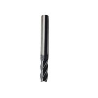 China CNC Tungsten Carbide Four Flute Solid End Mill Cutter 55 65 HRC for sale