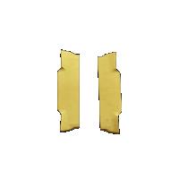 China MGMN300 PVD Coated Parting And Grooving Inserts For Metal Cutting Off for sale