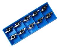 China Carbide PVD Coated Parting And Grooving Inserts CNC Turning Cutting for sale