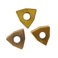 China WCMX Golden CNC Tungsten Carbide Lathe Inserts WCMX040208 CVD PVD Coating Available for sale