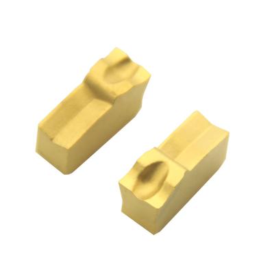 China CVD Coating Parting And Grooving Inserts Golden For CNC Machine Cutting Off for sale