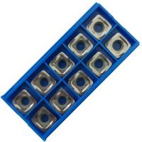 China Tungsten Turning Inserts Silver SDMT Cutting Tool Inserts For Steel for sale