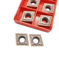 China CCMT120408 Cemented Carbide CCMT432 PVD Coated Inserts For CNC Turning Cutting Tool for sale