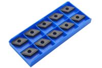 China 10PCS CNC Turning PVD Coated Inserts Black TiAlN Coating DNMG150408-GM for sale