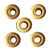 China Yellow Round Carbide Inserts Milling Cutting Insert RCGT10T3MO-LH for sale