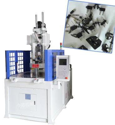 China Full-auto Vertical Rotary Injection Molding Machine 85T with 33 kN Ejector Force and 276 cm³ Theoretical Shot Volume for sale