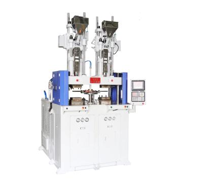 China JINTONG Center Turret Two Color Material Hydraulic Vertical Injection Molding Machine PVC/PP Screw Energy Saving JTT2V3R-2400 for sale