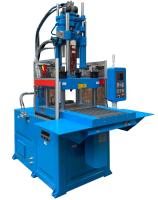 China Single Shuttle Slider Hydraulic Vertical Plastic Injection Molding Machine 120T PLC Controlled PA/PC Compatible JINTONG Brand for sale