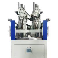 China TR Glasses Spectacle Frame Two Color Vertical Injection Molding Machine 170T with PLC Pump Motor & Bearing for PA Processing for sale