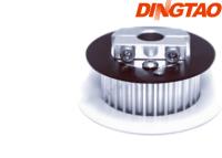 China 94016001 DT Z7 / XLc7000 Cutting Machine Parts Motor Pulley 9mm 2-Belt Assembly for sale
