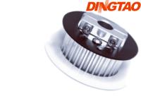 China 94016001 DT Z7 / XLc7000 Cutting Machine Parts Motor Pulley 9mm 2-Belt Assembly for sale