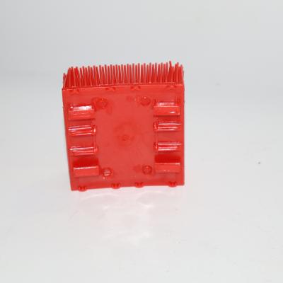 China 130298 Red Nylon Bristles Block Bristle Brush 50×50×21mm Suitable For Auto Cutter VT2500 for sale