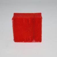 China 130298 Red Nylon Bristles Block Bristle Brush 50×50×21mm Suitable For Auto Cutter VT2500 for sale