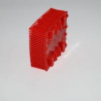 China 130298 Red Nylon Bristles Block Bristle Brush 50×50×21mm Suitable For Auto Cutter VT2500 for sale