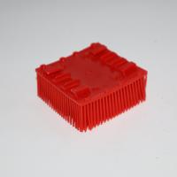 China 130298 Red Nylon Bristles Block Bristle Brush 50×50×21mm Suitable For Auto Cutter VT2500 for sale