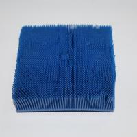 China Blue Nylon Bristles Blocks Square Foot For GT3250 96386003 101.5*101.5*26mm for sale
