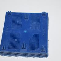 China Blue Nylon Bristles Blocks Square Foot For GT3250 96386003 101.5*101.5*26mm for sale