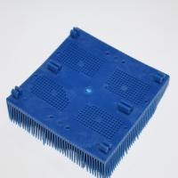 China Blue Nylon Bristles Blocks Square Foot For GT3250 96386003 101.5*101.5*26mm for sale