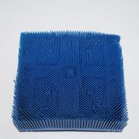China Blue Nylon Bristles Blocks Square Foot For GT3250 96386003 101.5*101.5*26mm for sale