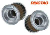 China 85739000 GT1000 GTXL Cutting Parts Idler X-Axis Pulley Synchronous Belt Pulley for sale