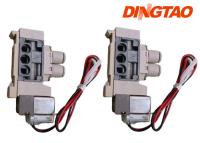 China 129300 Suit For Vector Q80 Parts Electro Valve With Plug MH8 M88 Cutting for sale