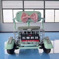 China 48V/60V Single Person Electric Tricycle with 350W Dual Motor and 1260mm Compact Design for Urban Commuting for sale