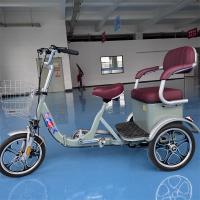 China Sturdy Steel Frame 2-Seater Pedal Tricycle with Customizable Cargo Area - Lightweight Commuter for Urban & Rural Transport for sale