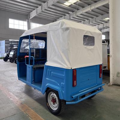 China 1.25 Meter Double Row Electric Tuk-Tuk with 7 Passenger Capacity and 4.00-12 Tires for Urban Transport for sale