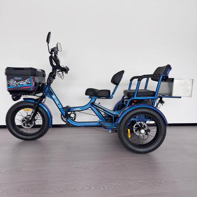 China High Power 2 Seater Electric Trike Rhino with 48V30AH Battery, 100km Range & 500W/1000W Motor for sale