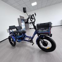 China Lightweight Electric Tricycle with 70kg High-Carbon Steel SPP Frame, Magnesium Alloy Integrated Wheel, and 150km Driving Range for sale