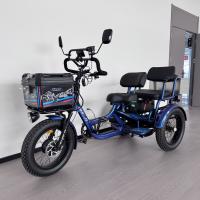 China Rhino King Urban Edition 2-Seat Electric Tricycle with 1500W Dual Motor, 150km Range and Storage Basket for sale
