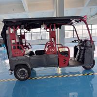 China 5-Seat Enclosed Electric Passenger Tricycle 48V/60V 1000W Motor 80km Range for Public Transport for sale