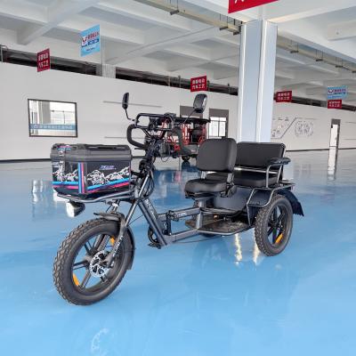 China Two-Seater Electric Trike 70 kg with 150km Range and Dual 500W+1000W Motors for Off-Road Performance for sale