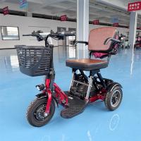 China 10 Inch Folding Electric Mobility Scooter 18km/h 3 Wheel Tricycle with 35-70km Range for Seniors for sale