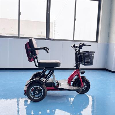 China 10 Inch Folding Electric Tricycle with 350W Motor and 70km Range - Compact 930mm Design for Urban Commuting for sale