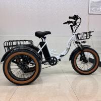 China 3 Wheel Electric Mobility Scooter with 48V 500W Motor and 20*4.0 Anti-Slip Tires for Adult Short-Distance Commuting for sale