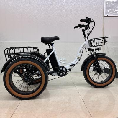 China 3 Wheel Electric Mobility Scooter with 48V 500W Motor and 20*4.0 Anti-Slip Tires for Adult Short-Distance Commuting for sale