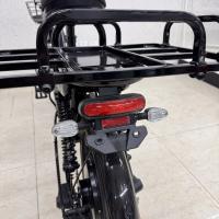 China Cargo Electric Bike with 650W Motor, 30-40km Range and Large Capacity Basket for Delivery & Commuting for sale