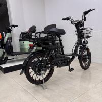 China Cargo Electric Bike with 650W Motor, 30-40km Range and Large Capacity Basket for Delivery & Commuting for sale