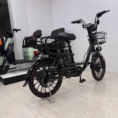 China Cargo Electric Bike with 650W Motor, 30-40km Range and Large Capacity Basket for Delivery & Commuting for sale