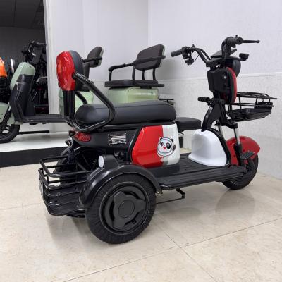 China 50-60KM Electric Passenger Trike with 500W Motor and Foldable Child Seat | 155×66×101cm Family Commuter for sale