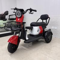 China Electric E Tricycle with 580kg Load Capacity, 40-50km Range per Charge, and 10-inch Tubeless Tires for Delivery and Passenger Use for sale