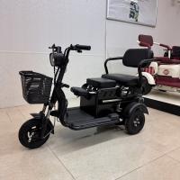 China Lithium Battery Electric Tricycle with 500W Motor, 30-40km Range & Foldable Child Seat for Family Commuting for sale