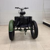 China Lightweight Electric Trike Multifunctional Military Green Disc Brake System + LED Headlight for sale