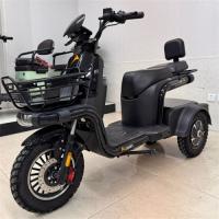 China Patented Leaning Three-Wheel E-Scooter with 500W Motor, 30-40km Range, Steel Frame Construction for sale