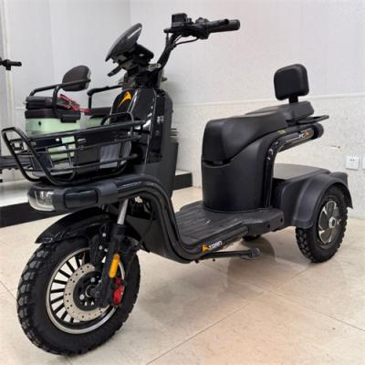 China Patented Leaning Three-Wheel E-Scooter with 500W Motor, 30-40km Range, Steel Frame Construction for sale
