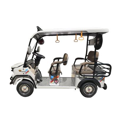 China Breakthrough 4-Seat Capacity Electric Passenger Four-Wheeler with 1000W Motor and 24-Tube Controller for Resort Shuttles for sale