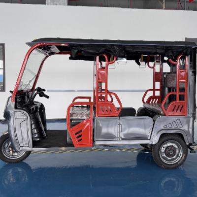 China 4-Seat Electric Passenger Tricycle with Canopy - 1000W Motor, 80km Range, 800kg Load Capacity for City Transport for sale