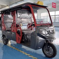 China 4-Seat Electric Passenger Tricycle with Canopy - 1000W Motor, 80km Range, 800kg Load Capacity for City Transport for sale