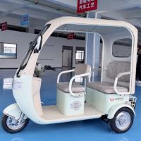 China 6 Person Electric Tricycle with Weather Resistant Canopy 800W Motor 48V/60V/72V Battery Options for sale